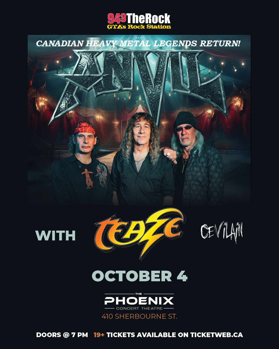 ANVIL | The Phoenix Concert Theatre